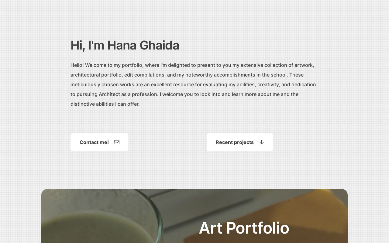 Hana's Portfolio Gallery